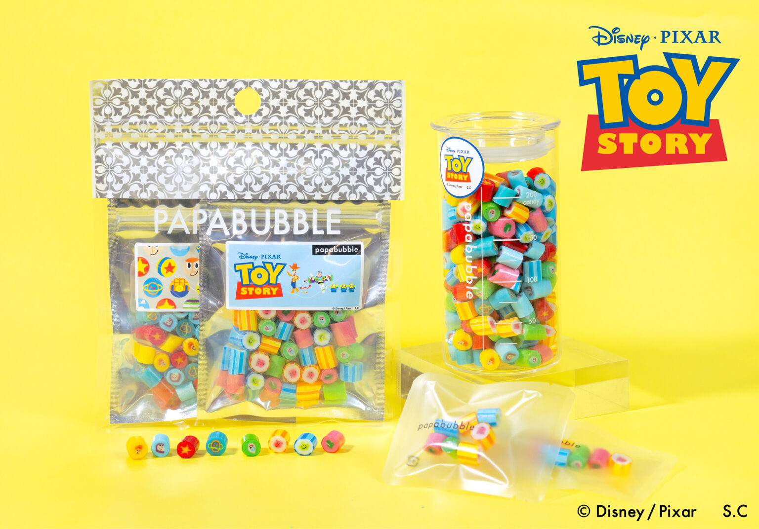 せんだい地域情報サイト KU-TAN | 『数量限定』PAPABUBBLEがトイストーリーのキャンディを発売