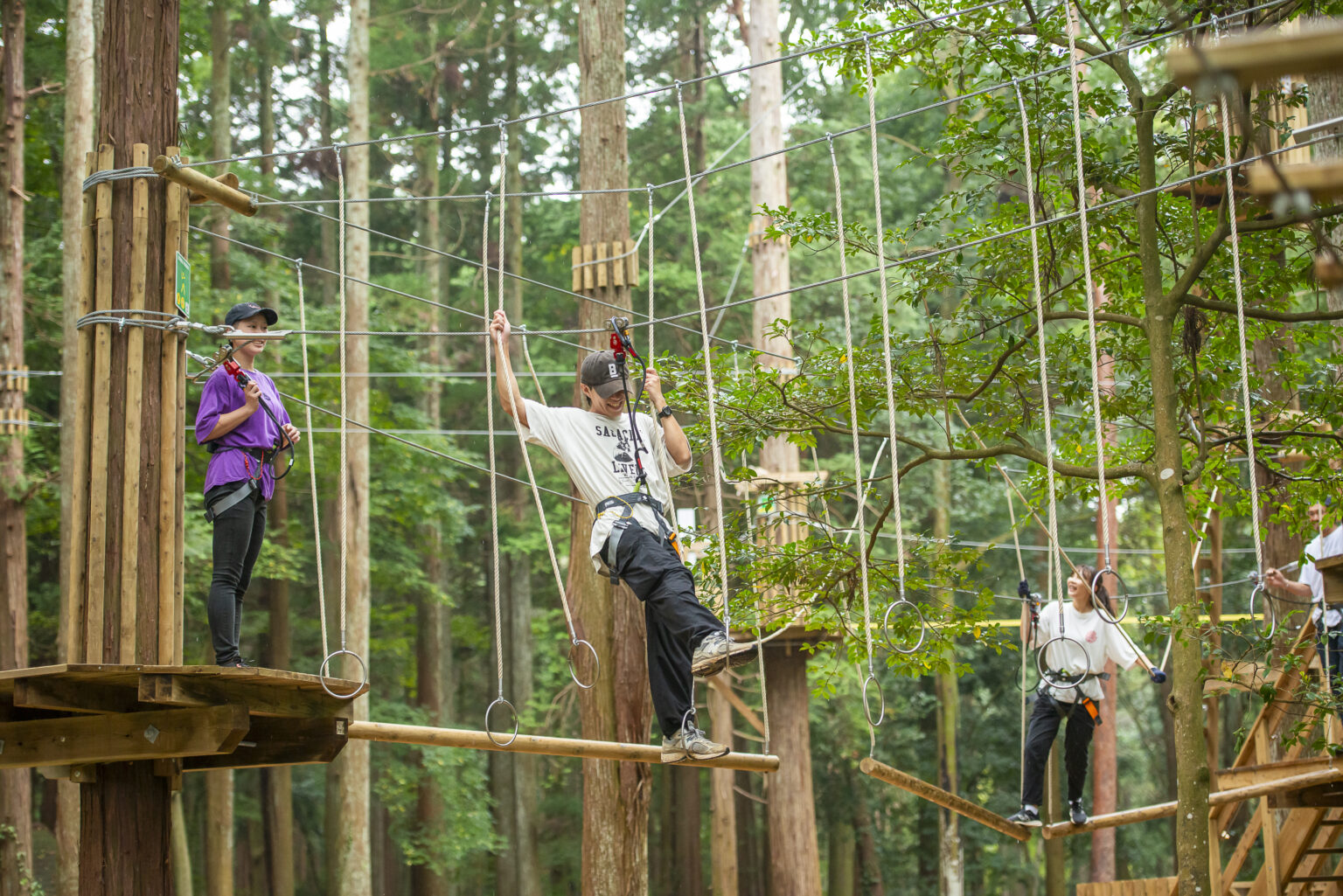 せんだい地域情報サイト KU-TAN | 東北初進出！自然共生型アウトドアパーク「フォレストアドベンチャー・塩竈」